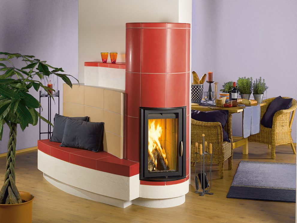 Kachelofen mit Sitzbank - Bilder und Ideen zur Umsetzung